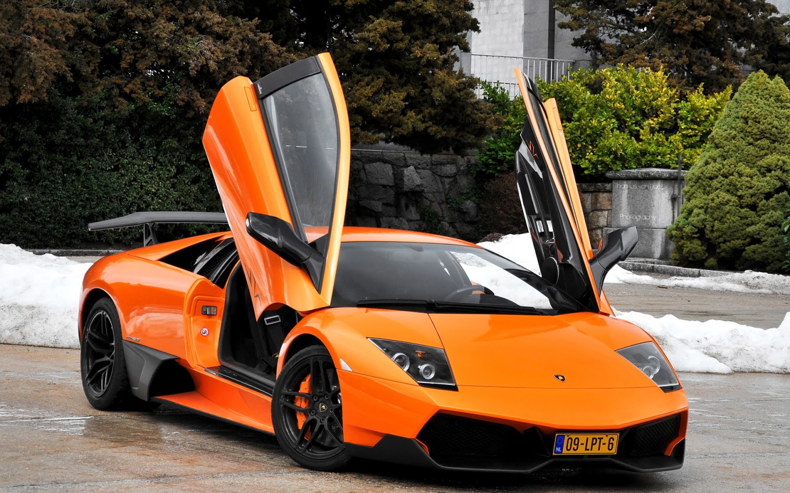 WALLPAPERS HD: Cars-Ferrari-Orange